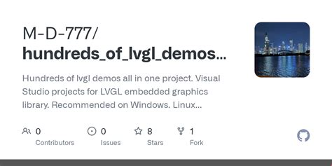Github M D 777hundredsoflvgldemosallinoneproject Hundreds Of Lvgl Demos All In One