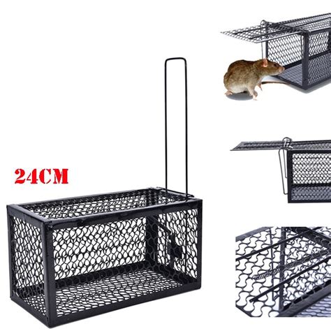 Rat Cage001 24cm Metal Reusable Mouse Trap Rat Cage Shopee Philippines