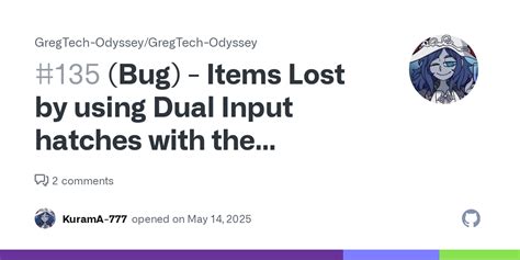 Bug Items Lost By Using Dual Input Hatches With The Processing Plant On Certain Machines Bug Items Lost By Using Dual Input Hatches With The Processing Plant On Certain Machines