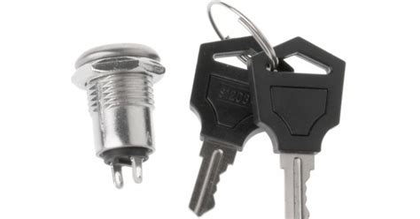 Buy Electric 2 Positions ON OFF Metal Keylock Switch Online In India At HUBTRONICS In