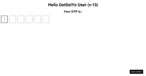 React18 Input Otp Examples Codesandbox