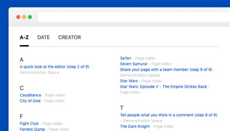 Page Index For Confluence Atlassian Marketplace