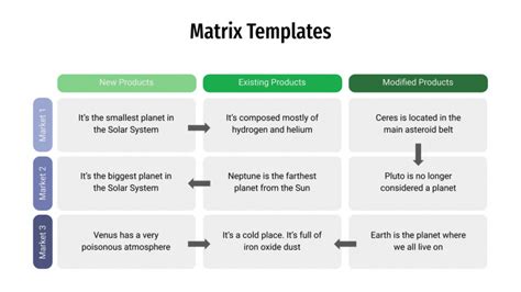 Matrix Templates Google Slides PowerPoint Template