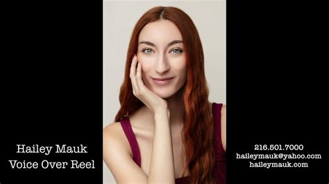 Hailey Mauk Voiceover Reel Youtube