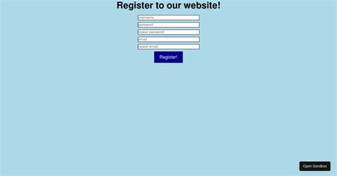 React Codesandbox
