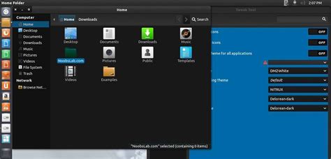 Install DeLorean Dark Theme On Ubuntu Linux Mint Gnome Shell GTK Cinnamon