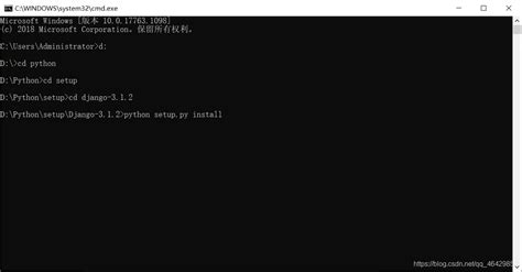 Windows下安装 Django 详解宾宾叔叔的博客 Csdn博客