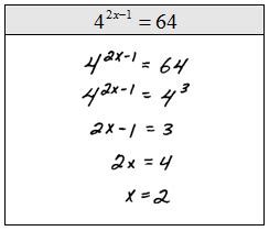OpenAlgebra Com Free Algebra Study Guide Video Tutorials Solving Exponential Equations