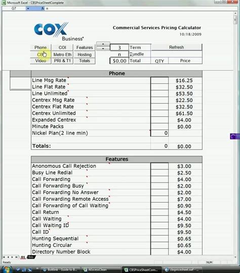 Product Configurator Excel Template Lasopaby