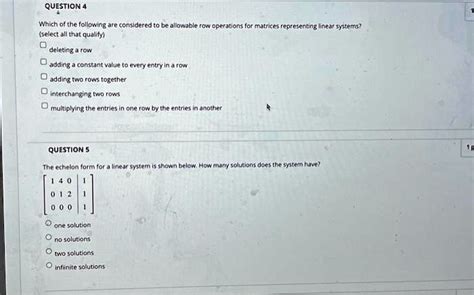solved question 4 which of the following are considered to be