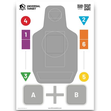 Uscca Universal Shooting Targets Uscca Store