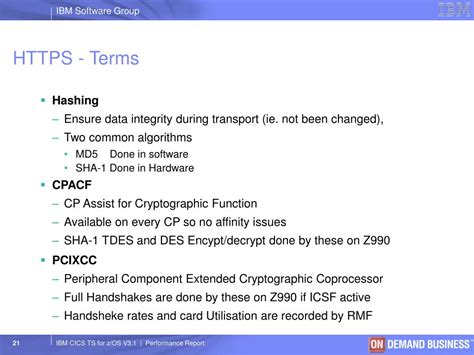 Ppt Ibm Cics® Transaction Server For Z Os™ V3 1 Performance Report April 2005 Powerpoint