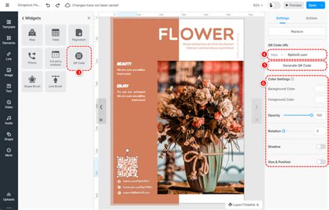 Add Qr Code Component Fliphtml5