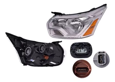 Faro Para Ford Transit Fondo Cromado Con Foco Izquierdo 2016 Envío Gratis
