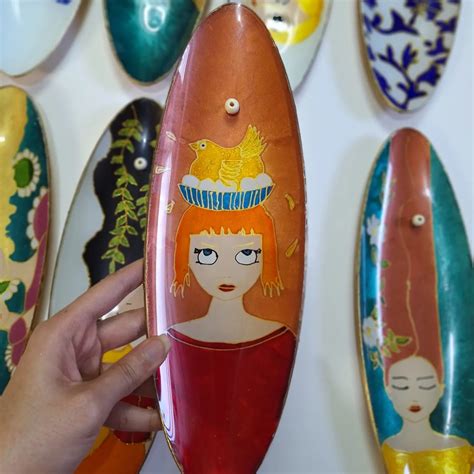 خرید و قیمت جاعودی طرح دختر مو حنایی از غرفه ویترای یاسی