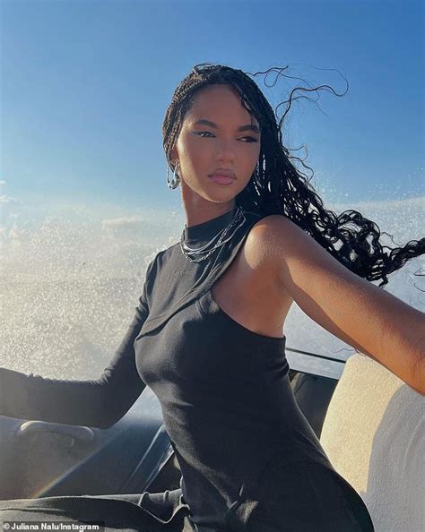 Kanye West 45 Spotted With Model Juliana Nalu 24 Amid The Rappers Shock Anti Semitic