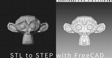 使用freecad 免費stl轉step