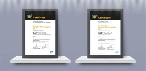 Sangfor Technologies Achieves Sap® Certification For Operations Capabilities For Cloud And