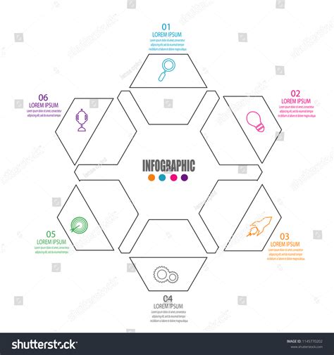 Timeline Infographic Template Element Workflowprocesspresentation Modern Stock Vector Royalty