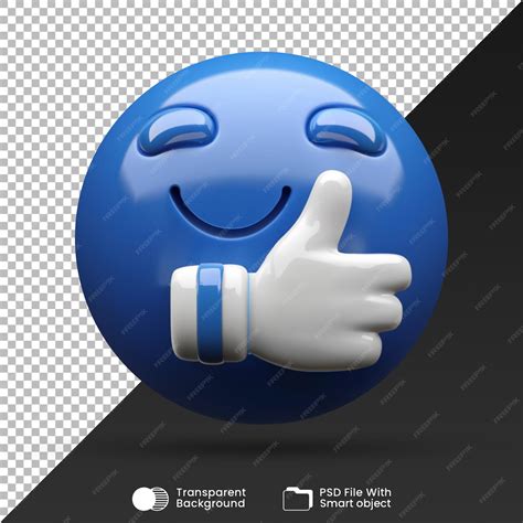 Premium Psd 3d Like Emoji Render For Social Media