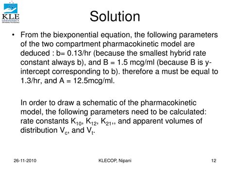 Ppt Pharmacokinetics Calculations Powerpoint Presentation Free