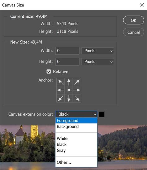 How To Change Canvas Size In Photoshop