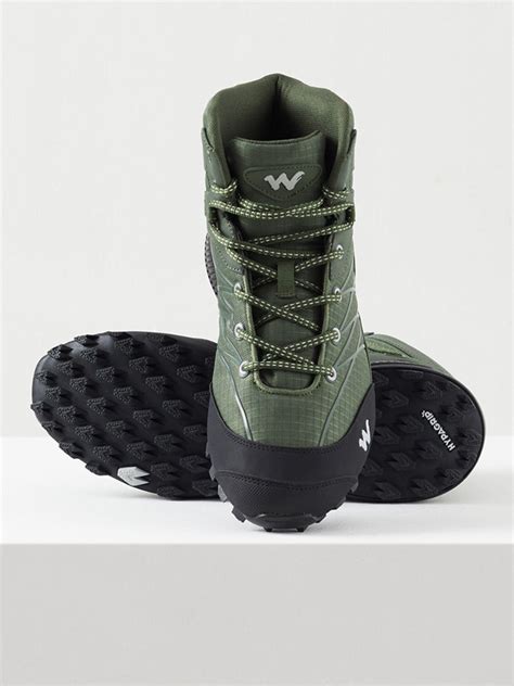 Buy Men Hypagrip™ Runx Tr Hugo High Ankle Shoes Olive Online Wildcraft