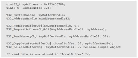 Trace32 Using Python Use Function T32readmemoryobj Stack Overflow