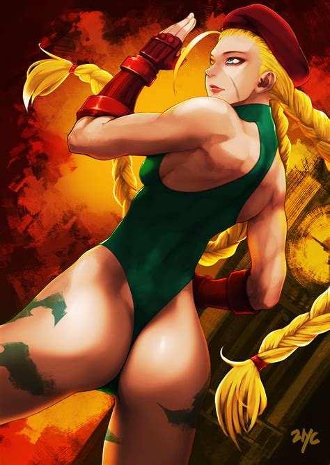 Rule 34 21yc Ass Beret Blonde Hair Blue Eyes Braids Cammy White Capcom Facial Scar Female