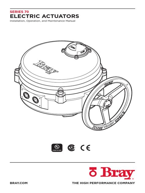 Electric Actuators Series 70 Om En Us Pdf