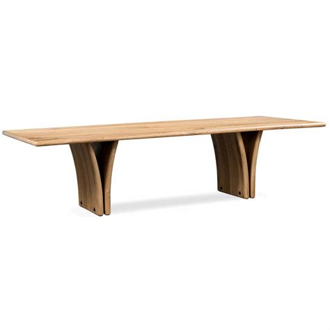 Marcon Rectangular Dining Table Natural By Four Hands High Fashion Home