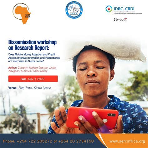 Dissemination Of Research Findings Workshop Aerc