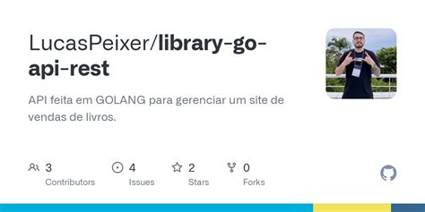 GitHub LucasPeixer Library Go Api Rest API Feita Em GOLANG Para Gerenciar Um Site De Vendas