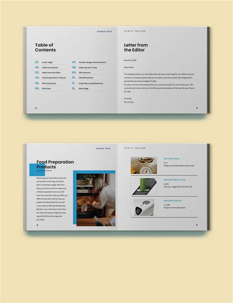Square Technology Catalog Template In Word Indesign Download