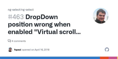 Dropdown Position Wrong When Enabled Virtual Scroll And Append To
