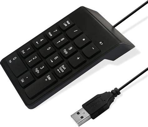 Numeric Keypad For Laptop 10 Key Usb Keypad Portable