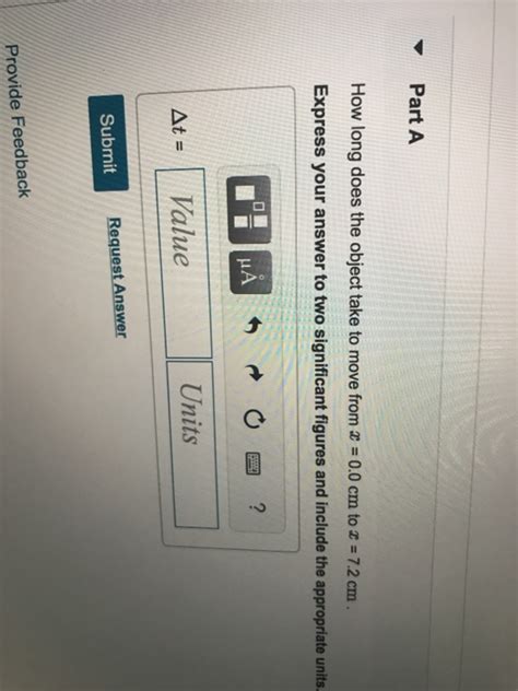 Solved Khw15 Item 1 An Object In Shm Oscillates With A