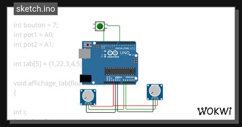 Temps Appuie Wokwi ESP STM Arduino Simulator