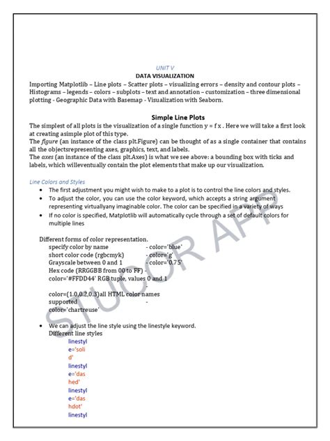 Unit 5 Pdf Histogram