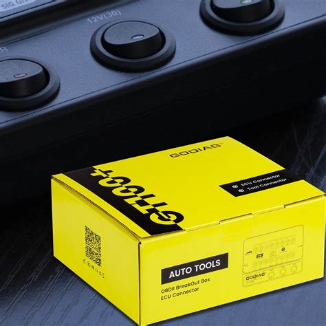 GODIAG GT100+ AUTO TOOLS OBD II Break Out Box ECU Connector Work with ...