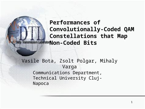 ppt 1 performances of convolutionally coded qam constellations that