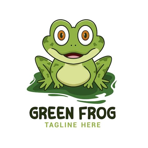 Frog Logo Vector Design Template Premium Vector
