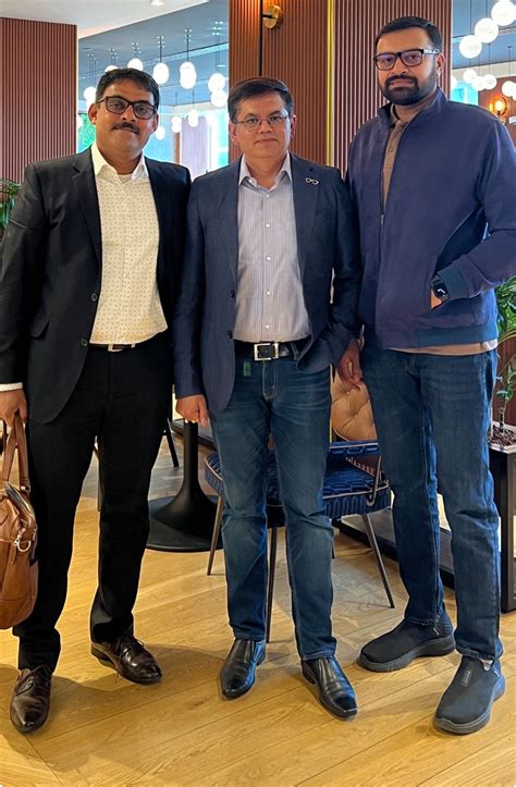 Shibu Varghese On Linkedin An Excellent Meeting With Agnel Navin Ceo Of Tata Communications