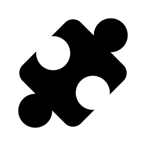 Premium Vector Matching Puzzle Solution Icon