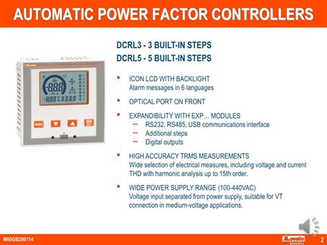 PPT AUTOMATIC POWER FACTOR CONTROLLERS PowerPoint Presentation Free Download ID