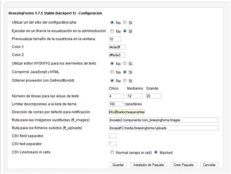 Breezingform No Envia Los Correos Breezingforms Foro Webempresa