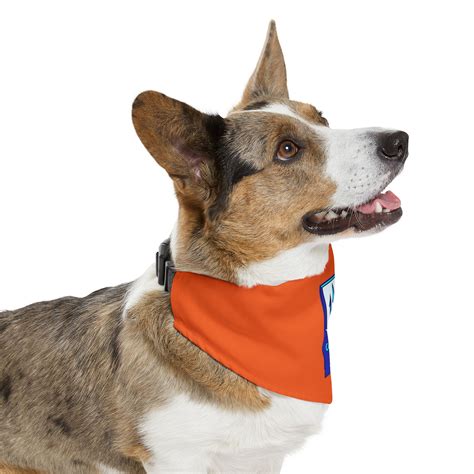 Percy Jackson Camp Half Blood Cabin 3 Poseidon Orange Pet Bandana