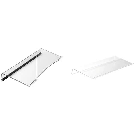Byzj Acrylic Keyboard Holder Acrylic Tilted Computer Keyboard Holder Clear Keyboard Stand For