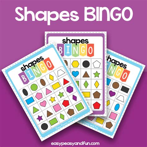 2d Shapes And Colors Bingo Cards Bingo Cards Book Activities 2d Shapes