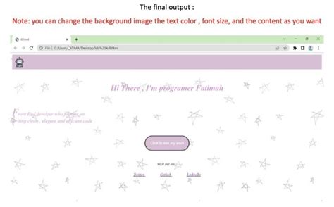 Solved Create Html Page That Includes The Following Chegg
